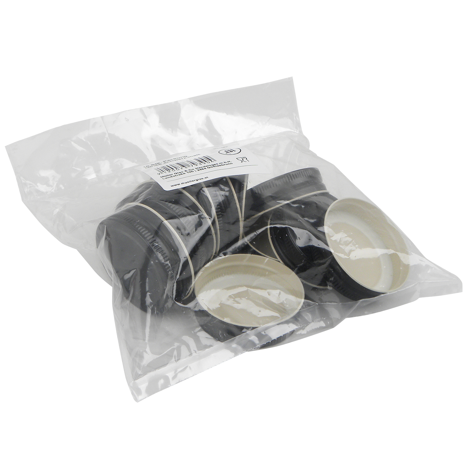 Schraubverschluss 56 mm 10 Stk. schwarz-matt TO56 | TO70 (mm) | 133979